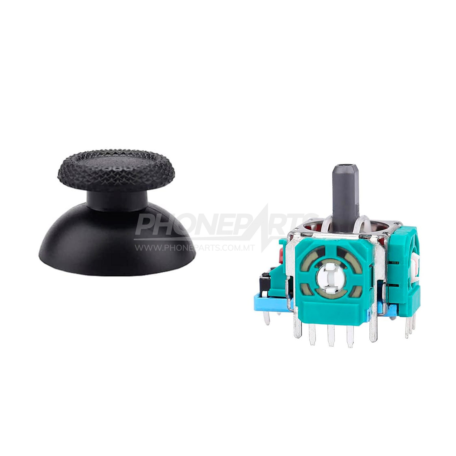 Kit analog controller and cup Playstation 5 (OEM) blue version - Phoneparts