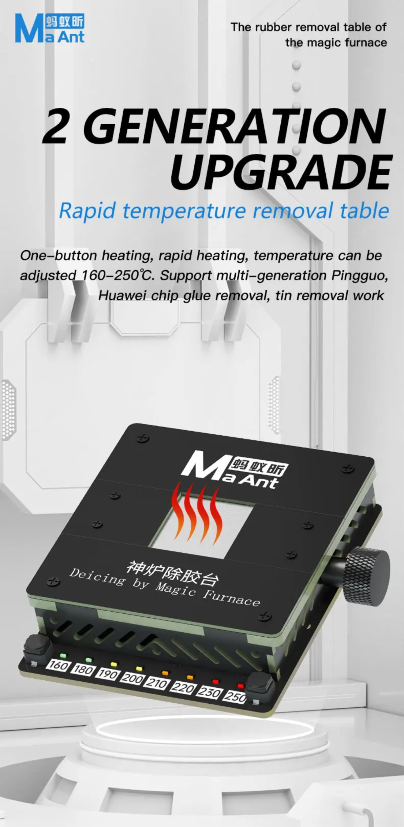 MAANT SL-2 (Upgrade) MAGICAL DEGUMMING STATION FOR IC CPU HEATING - Phoneparts