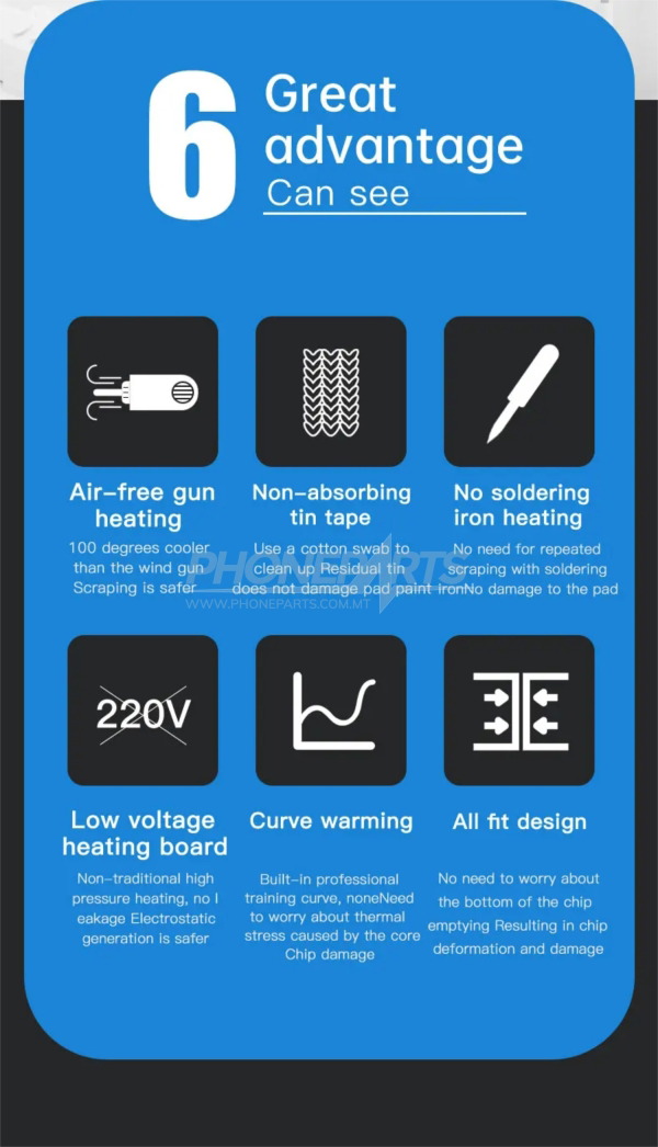 MAANT SL-2 (Upgrade) MAGICAL DEGUMMING STATION FOR IC CPU HEATING - Phoneparts