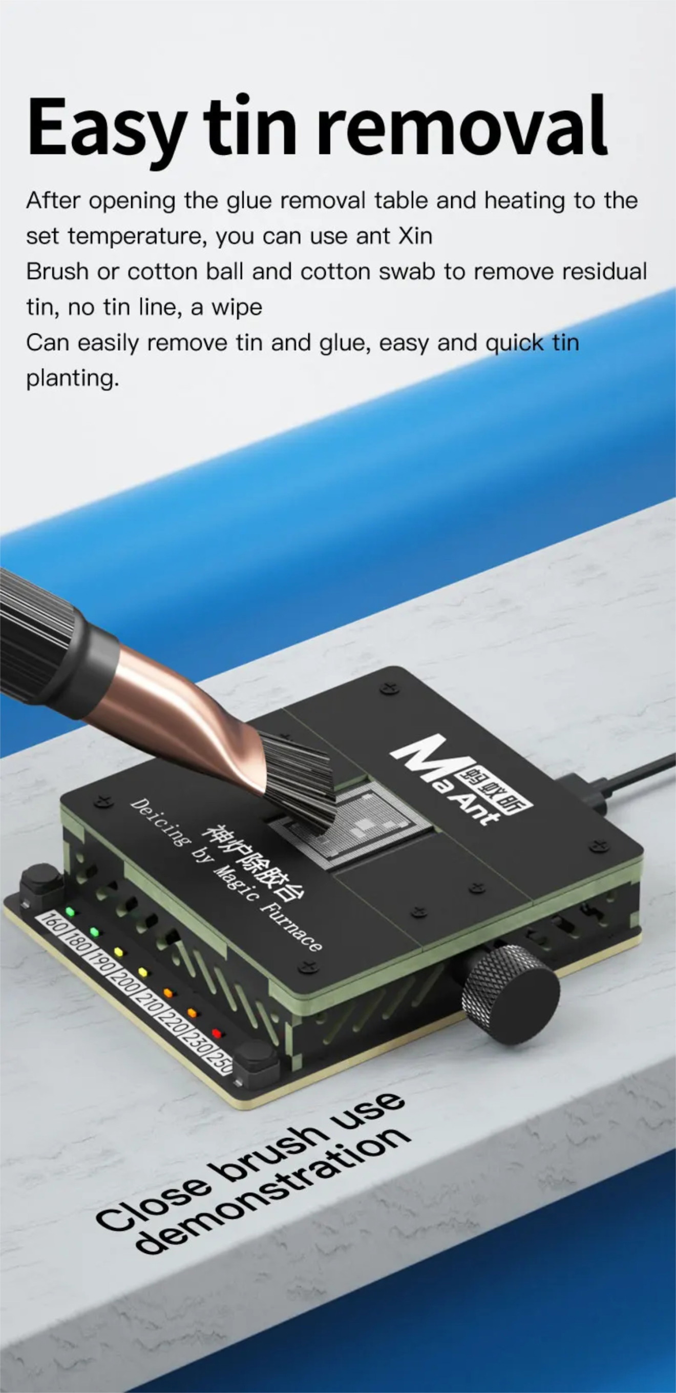 MAANT SL-2 (Upgrade) MAGICAL DEGUMMING STATION FOR IC CPU HEATING - Phoneparts