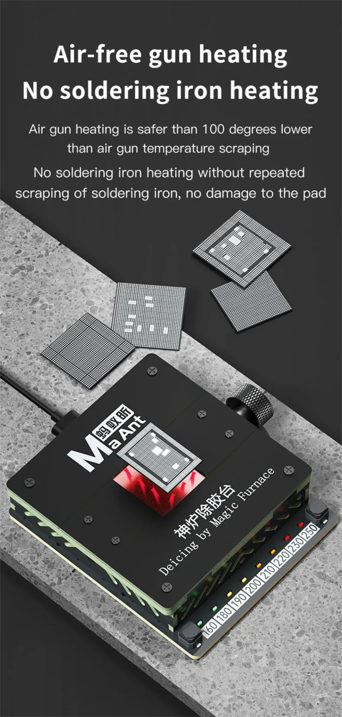 MAANT SL-2 (Upgrade) MAGICAL DEGUMMING STATION FOR IC CPU HEATING - Phoneparts