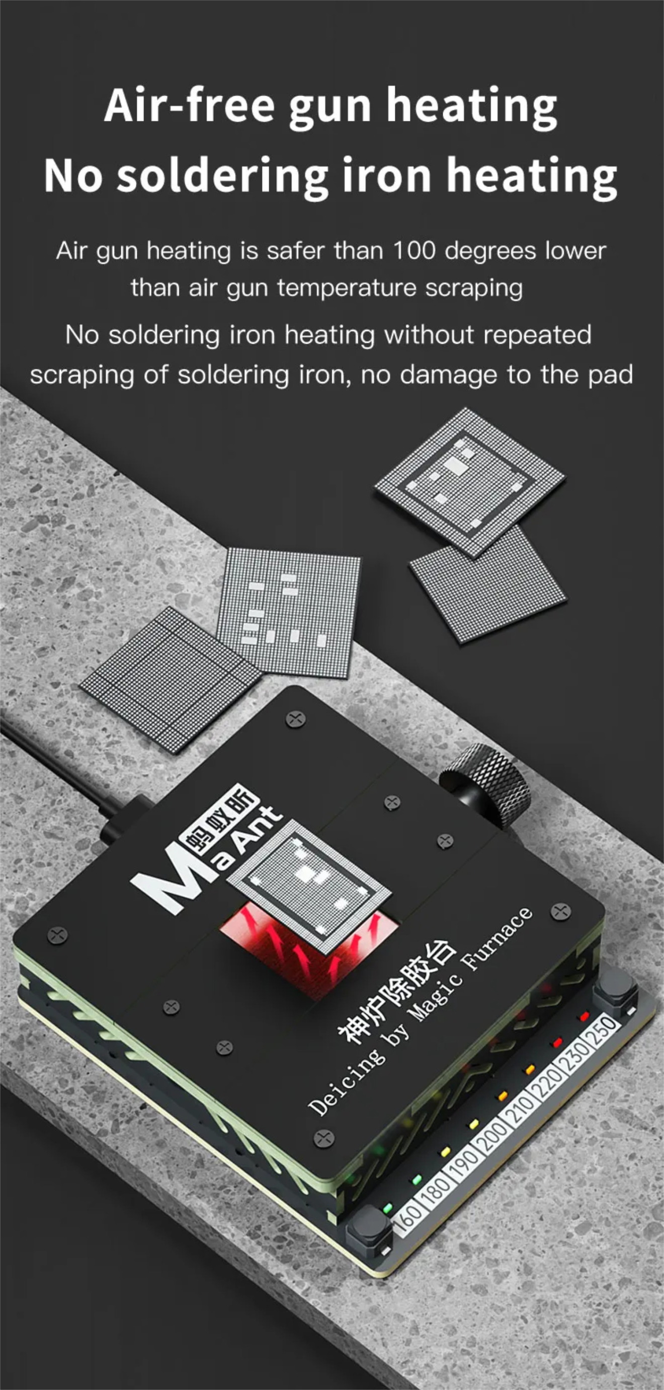 MAANT SL-2 (Upgrade) MAGICAL DEGUMMING STATION FOR IC CPU HEATING - Phoneparts