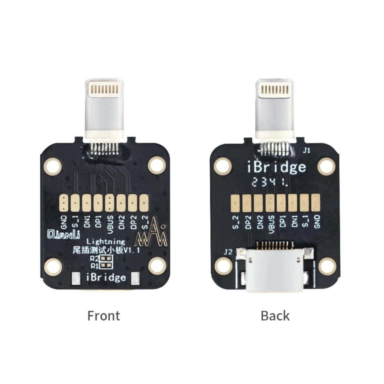 QianLi iBridge Tail LIGHTNING Charging DNDP Detection Epitaxial Board ...