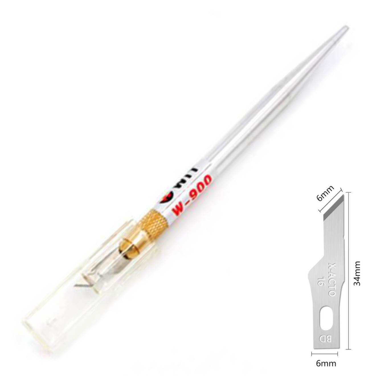 X-ACTO PRECISION CARVING KNIFE HANDLE WITH REPLACEBLE BLADE - Phoneparts