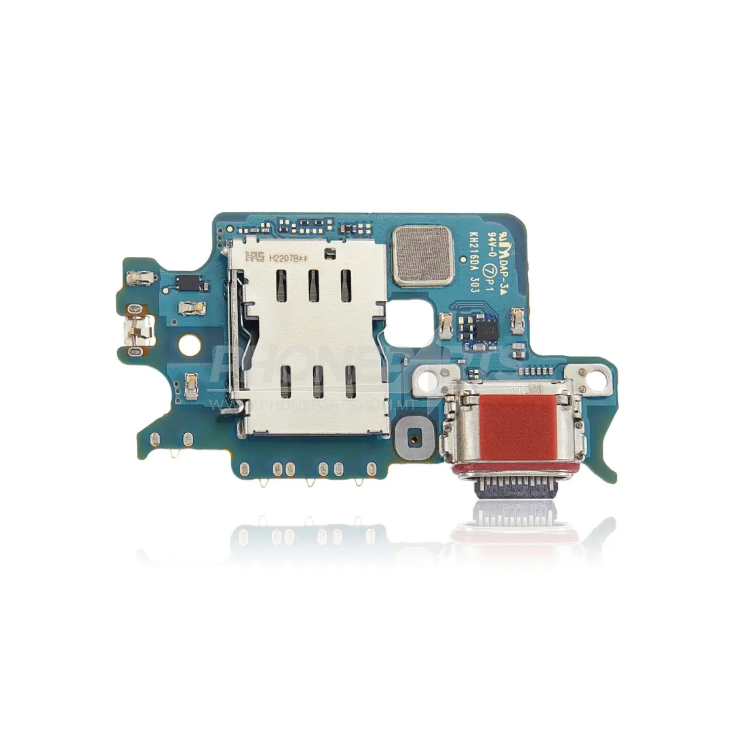 Charging Port Board With Sim Card Reader For Samsung S22 (S9010) Dual ...