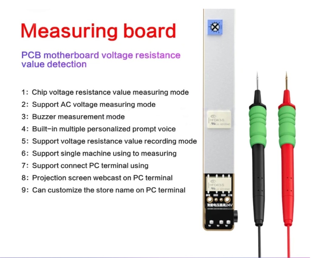 i2C i6S Host + PCB Voltage Resistance Value Detection Measuring Board ...