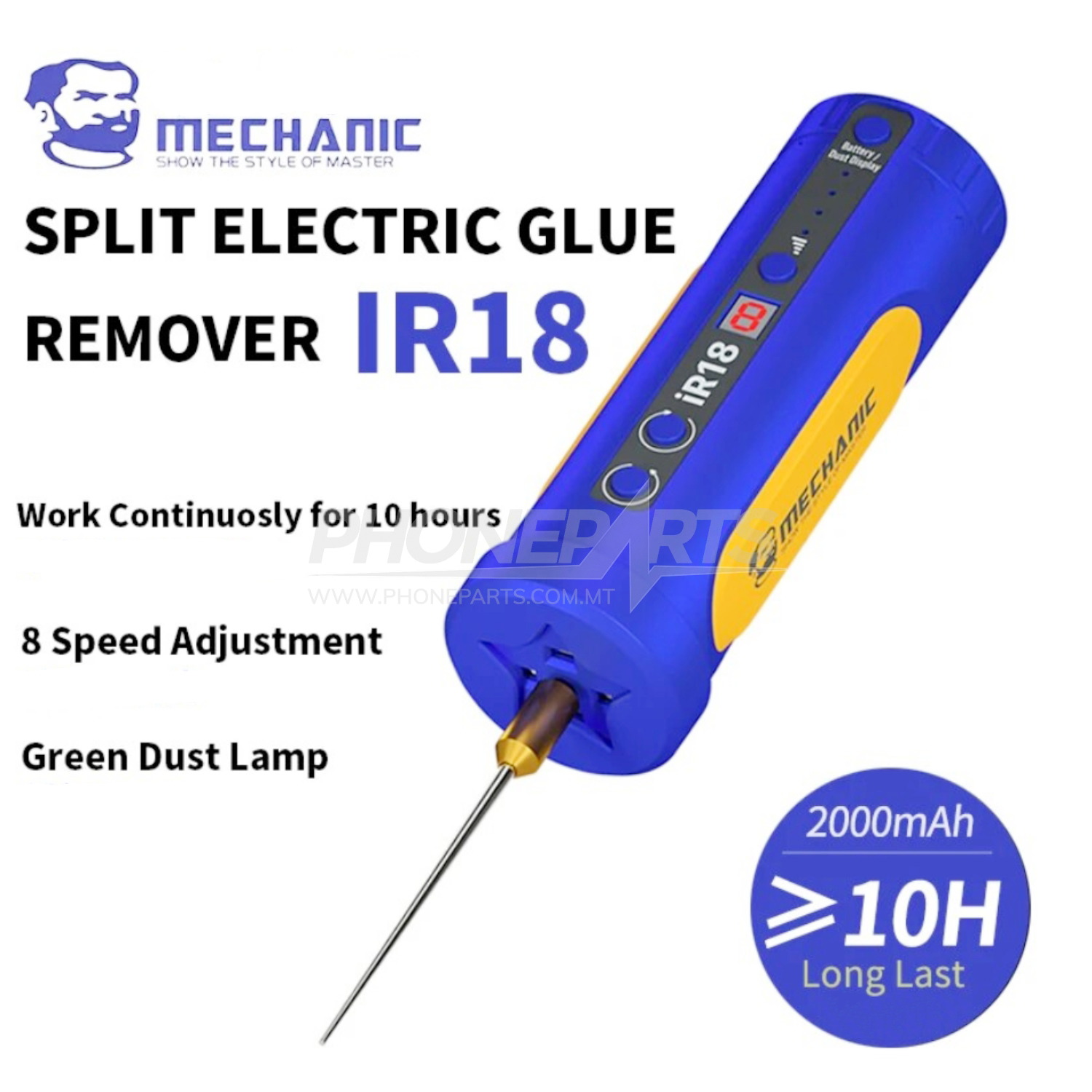 MECHANIC IR18 Electric OCA Glue Removal Tool - Phoneparts