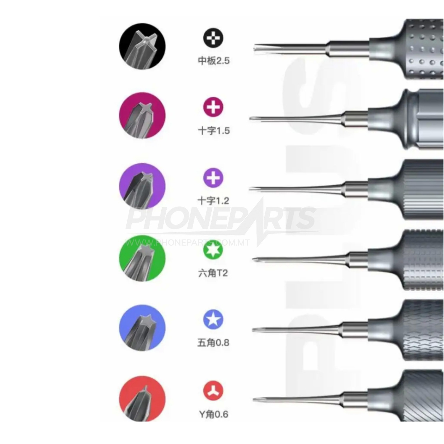 MECHANIC KING KONG PLUS SCREWDRIVER SET 6 IN 1 (ULTIMATE CONFORT ...