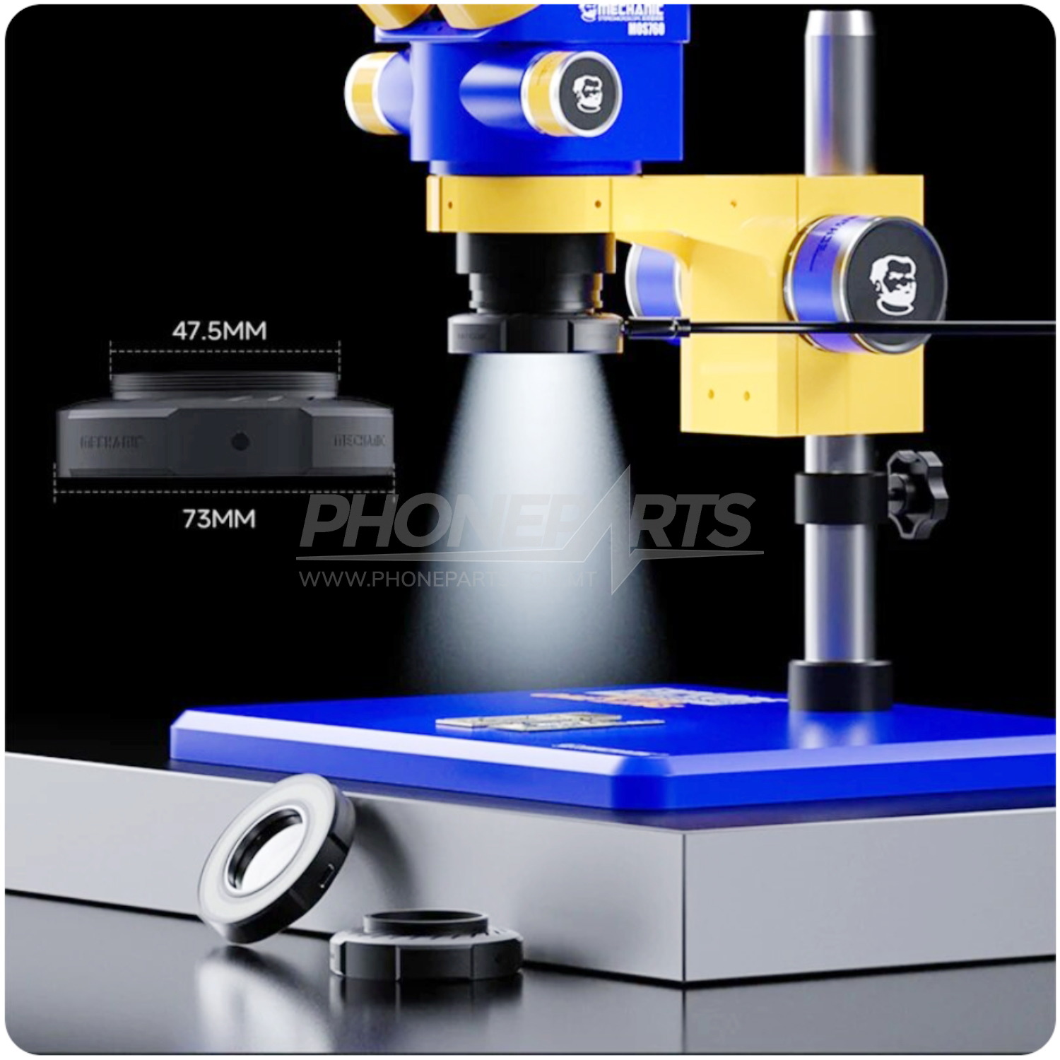 MECHANIC LS3 7W MICROSCOPE RING LAMP - Phoneparts