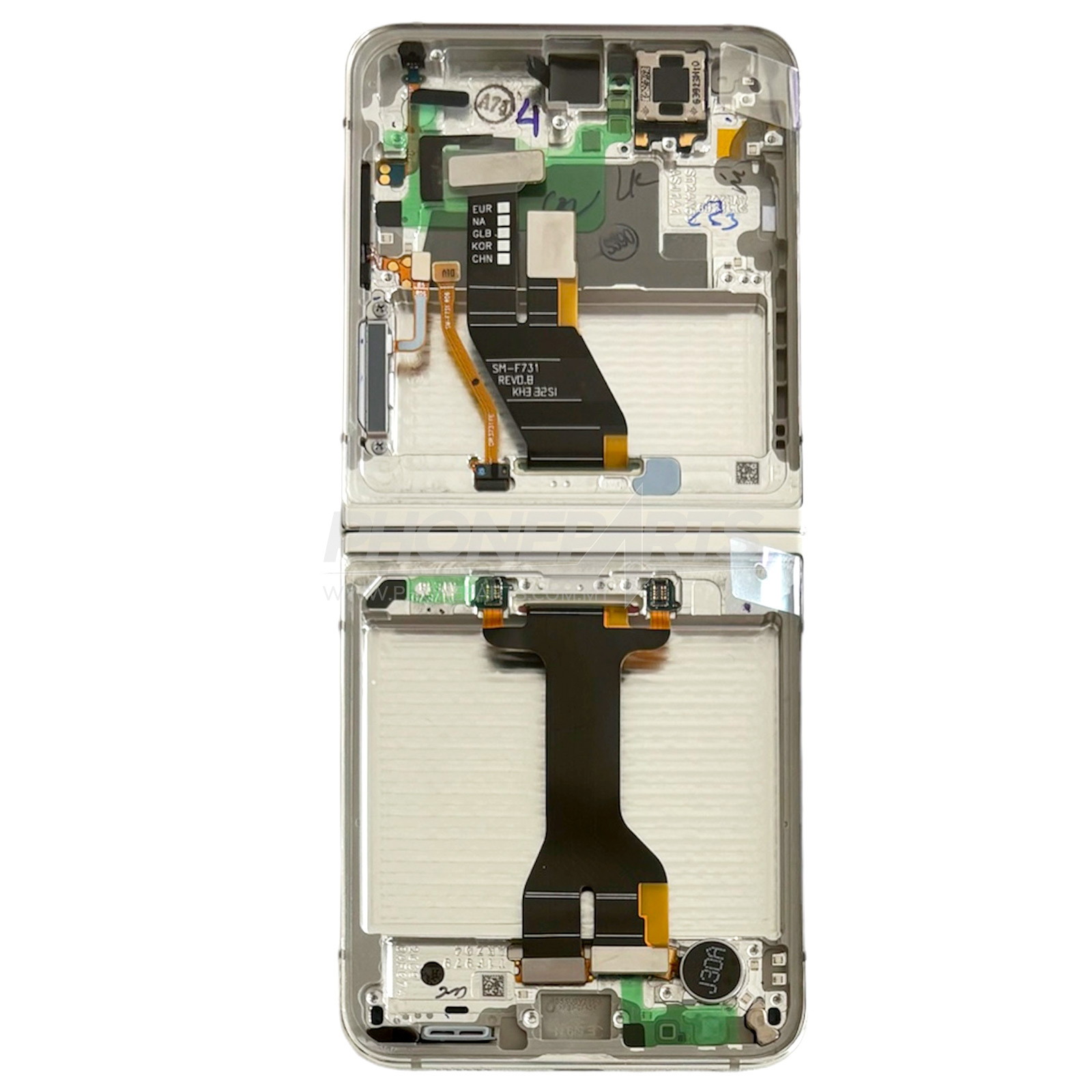 Display touch & frame Samsung Z Flip 5 (SM-F731) inner - Phoneparts