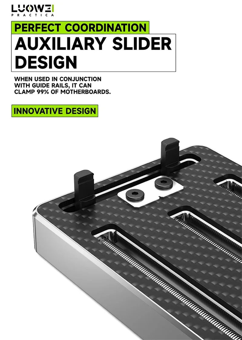 Luowei LW-AP02 Triaxial Carbon Fiber Motherboard Fixture - Phoneparts