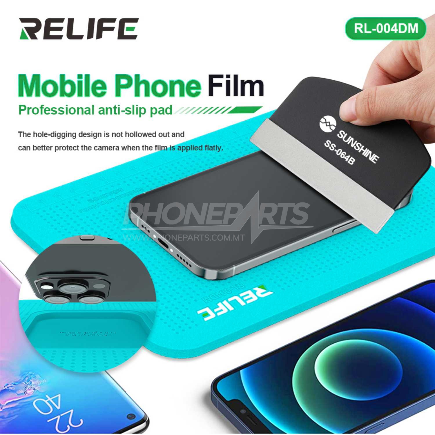 Relife RL-004DM Film Professional Anti-slip Pad - Phoneparts