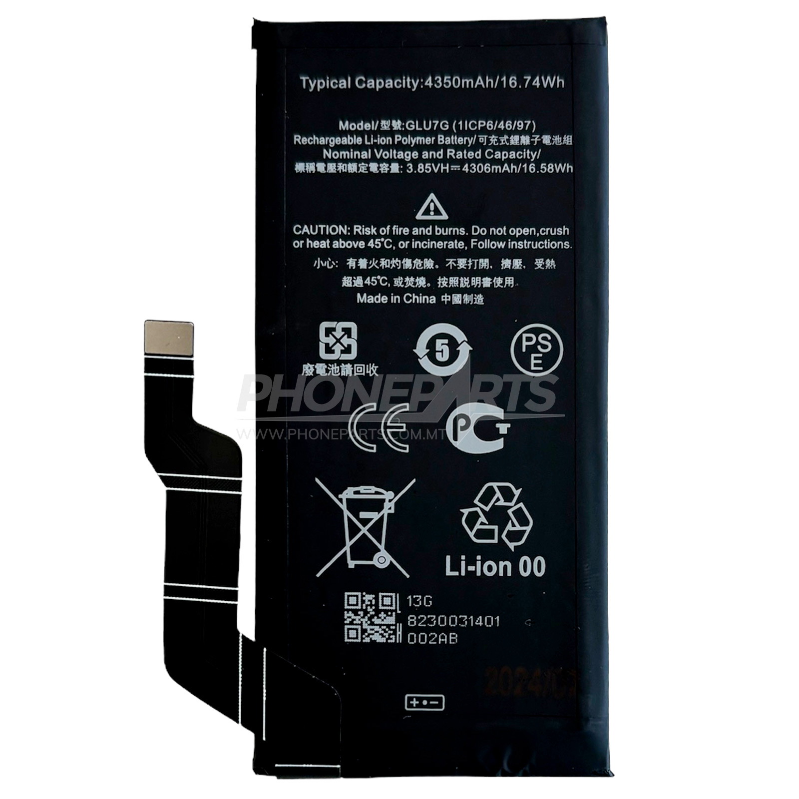 Battery GLU7G Google Pixel 6A - Phoneparts