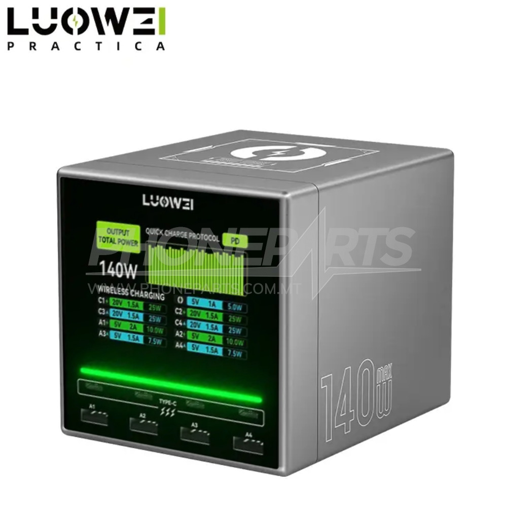 Luowei LW-U1 140W 8-Ports USB & Type-C Wireless Charging Station - Phoneparts