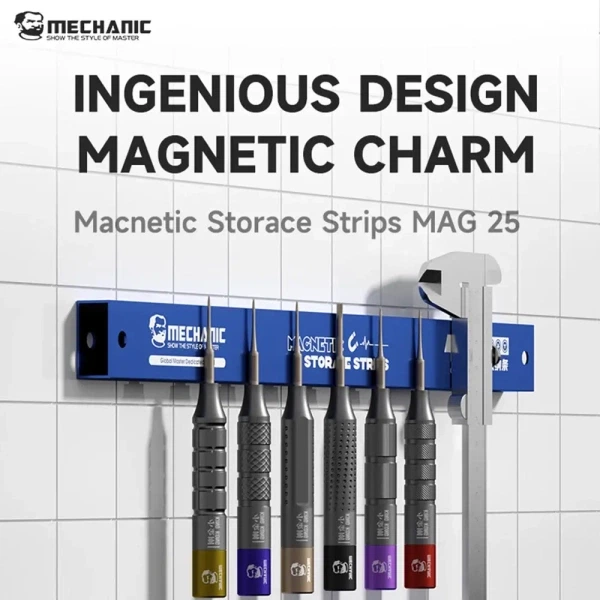 MECHANIC MAG 25 POWERFUL MAGNETIC STORAGE STRIP TOOL HOLDER - Phoneparts