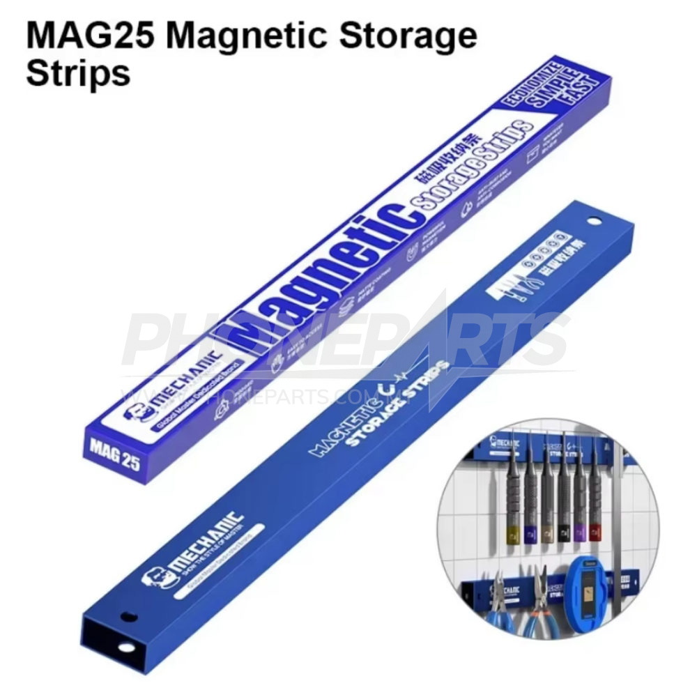 MECHANIC MAG 25 POWERFUL MAGNETIC STORAGE STRIP TOOL HOLDER - Phoneparts