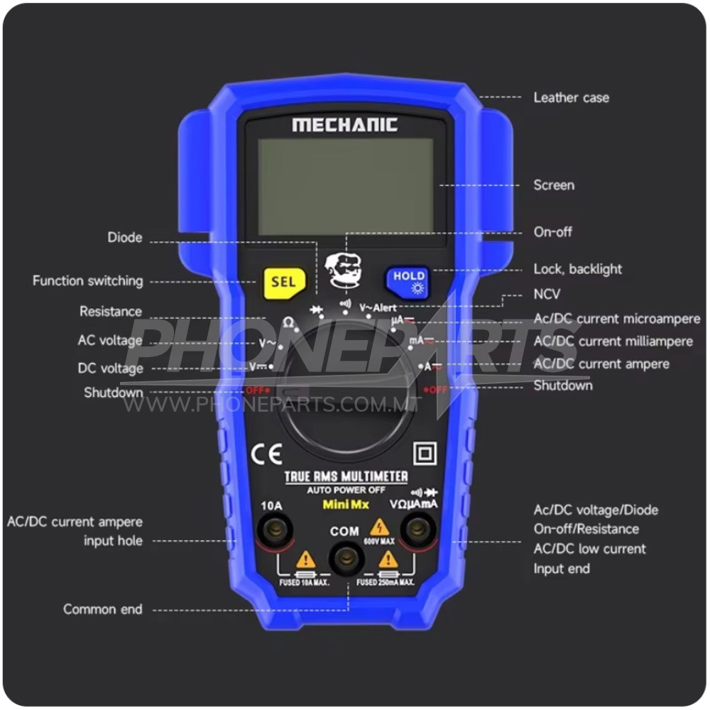 MECHANIC Mini MX Intelligent High Precision Smart Multimeter - Phoneparts