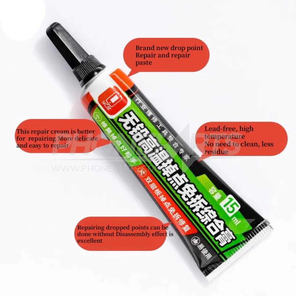 YCS LEAD-FREE CHIPPED DOTS REPAIR SOLDERING PASTE - Phoneparts