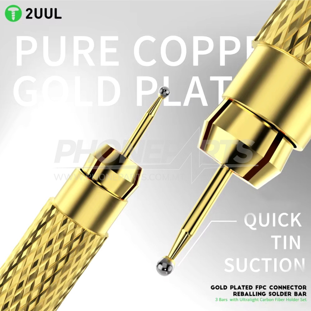 2UUL SC98 Gold Plated FPC Connector Reballing Solder Bar - Phoneparts