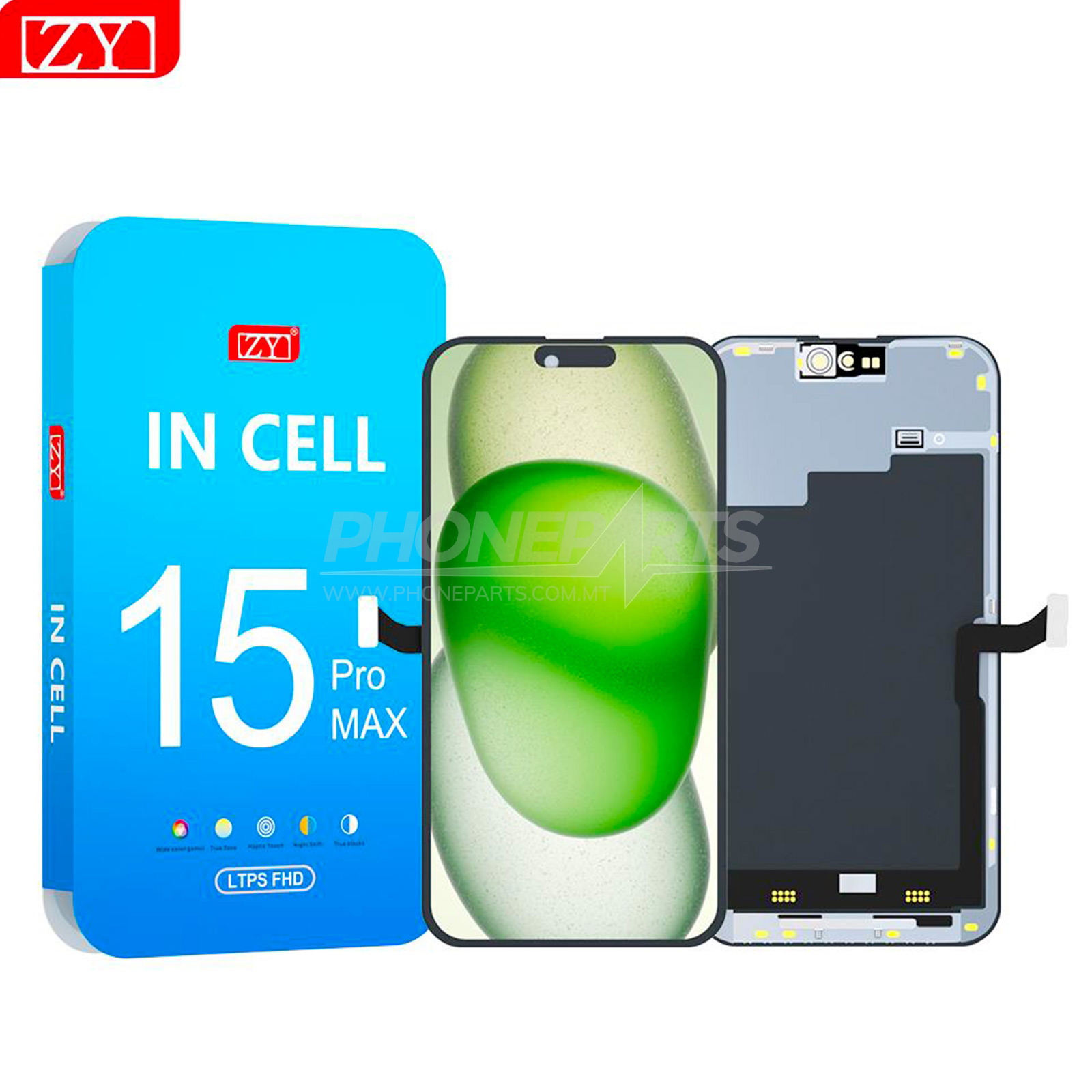 ZY display touch iPhone 15 Pro Max - 1080P LTPS FHD COF - Phoneparts