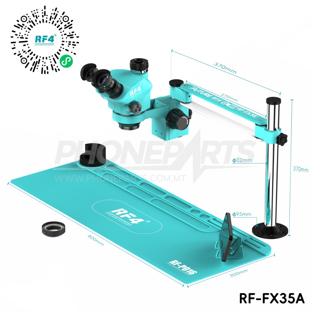 RF4 TRINOCULAR MICROSCOPE RF-FX35A (NEW MODEL 2025) - Phoneparts