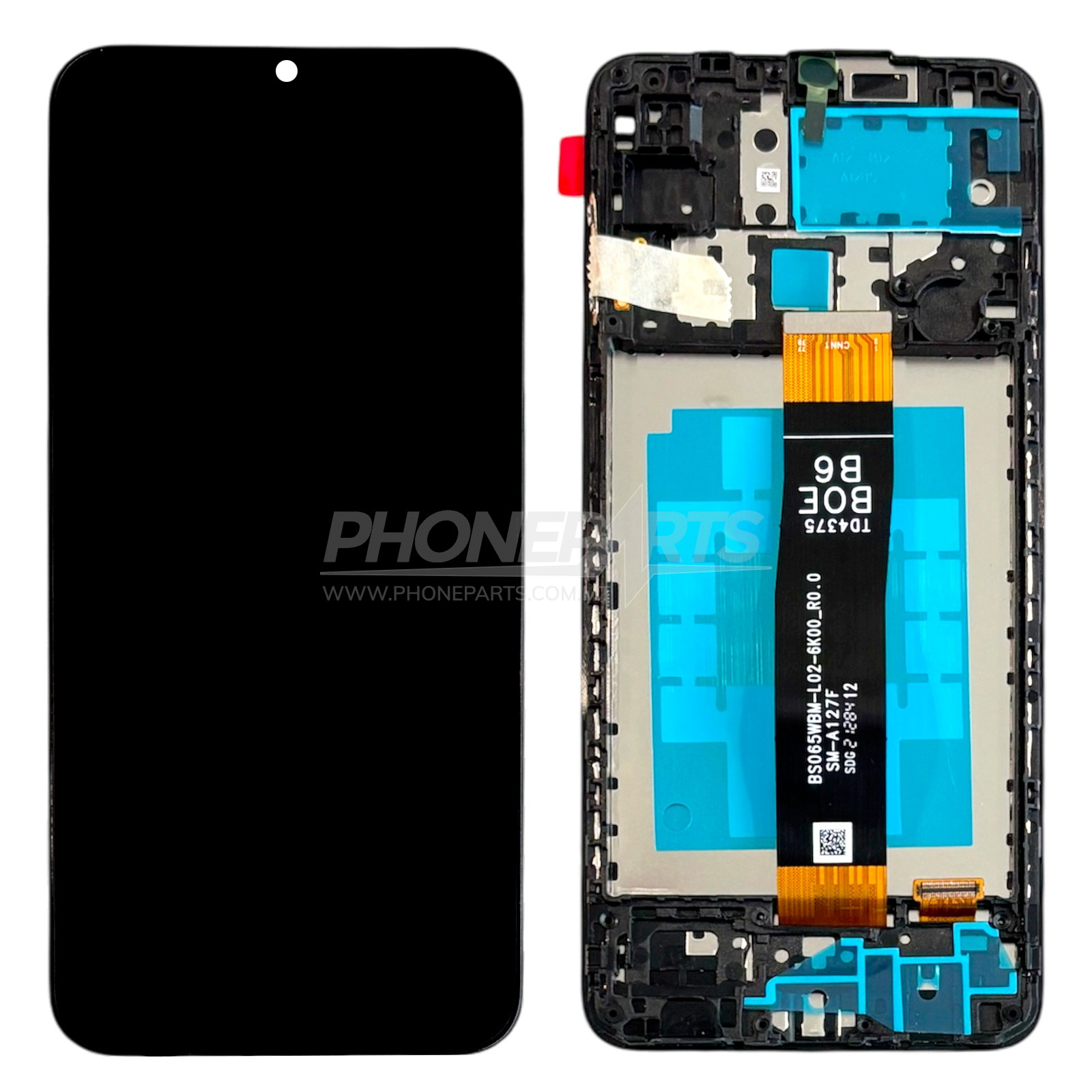 Display touch & frame Samsung A12 Nacho (SM-A127) premium quality ...