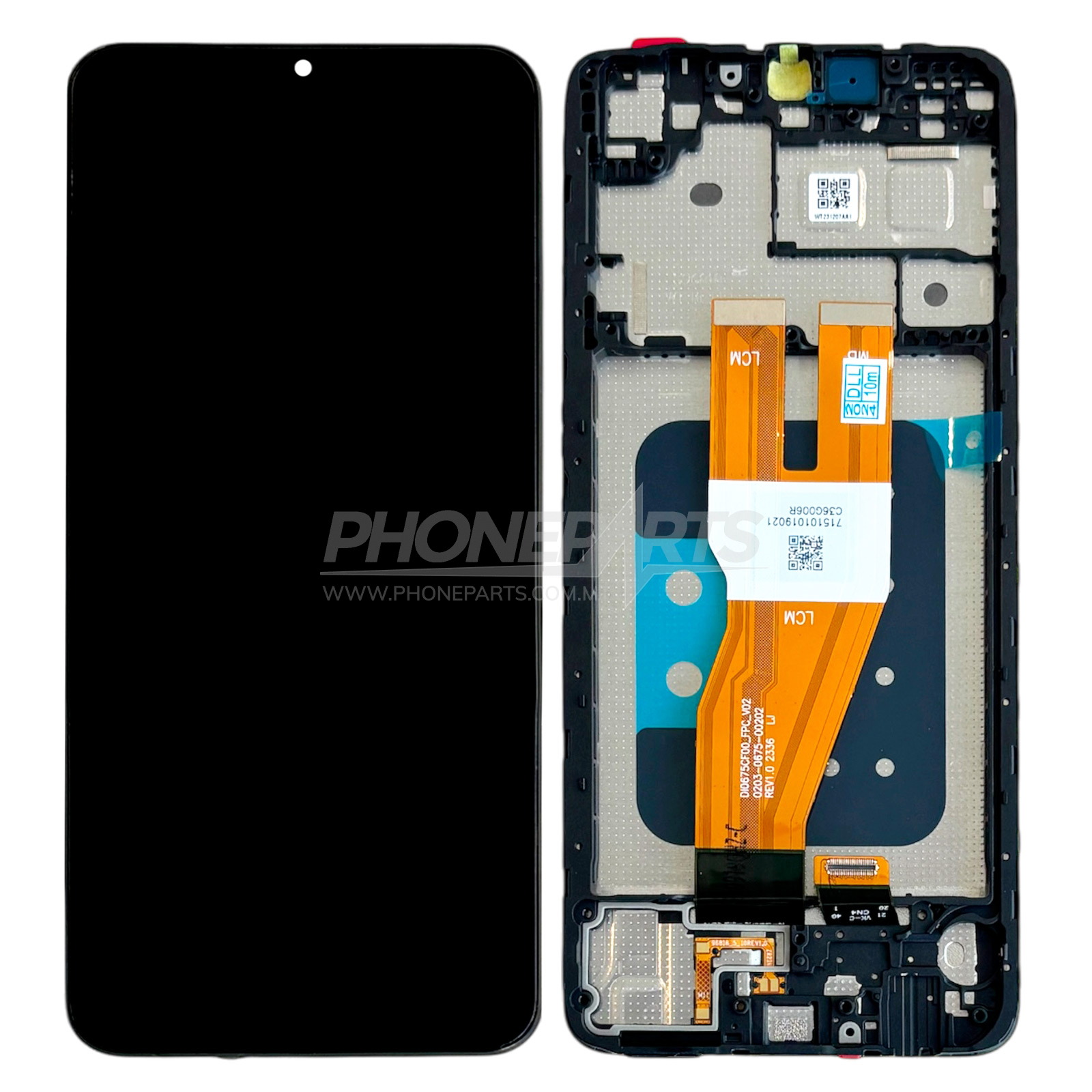 Display touch & frame Samsung A05 (SM-A055) premium quality - Phoneparts