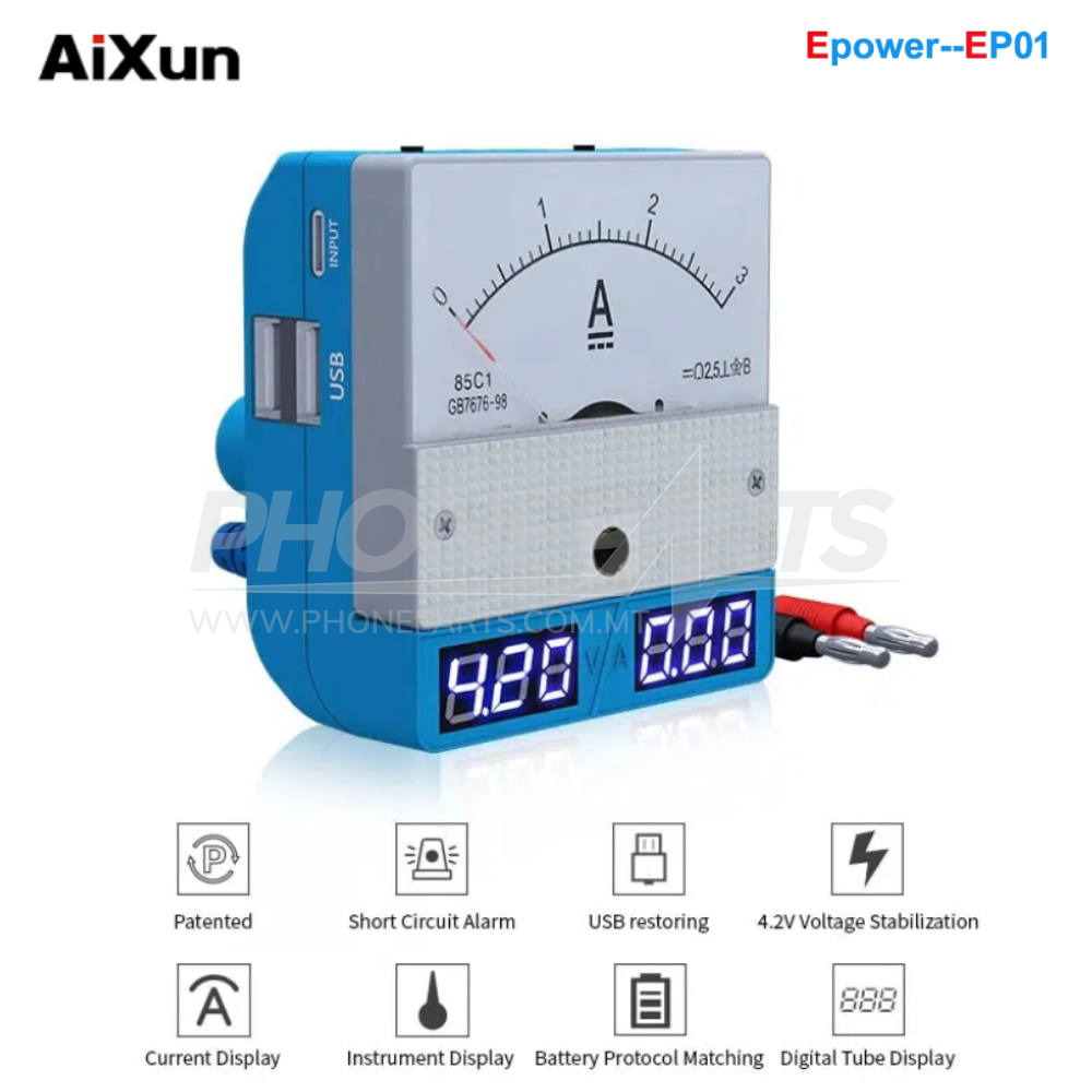 JCID AIXUN EPOWER-EP01 INTELLIGENT MAINTENANCE POWER METER FOR IOS AND ANDROID - Phoneparts