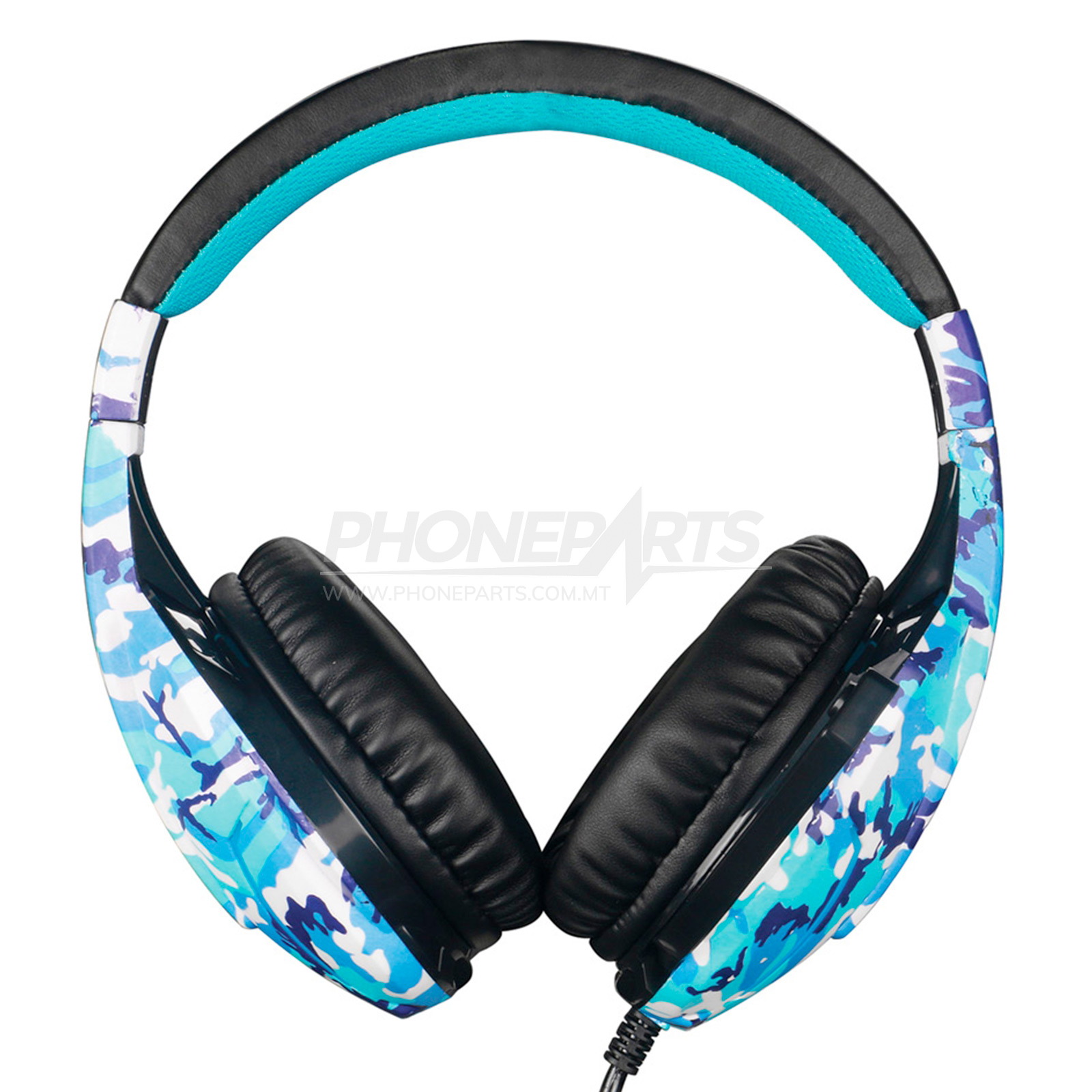 Techmade gaming headset for smartphone PC console (TM-FL1-CAMBLU ...
