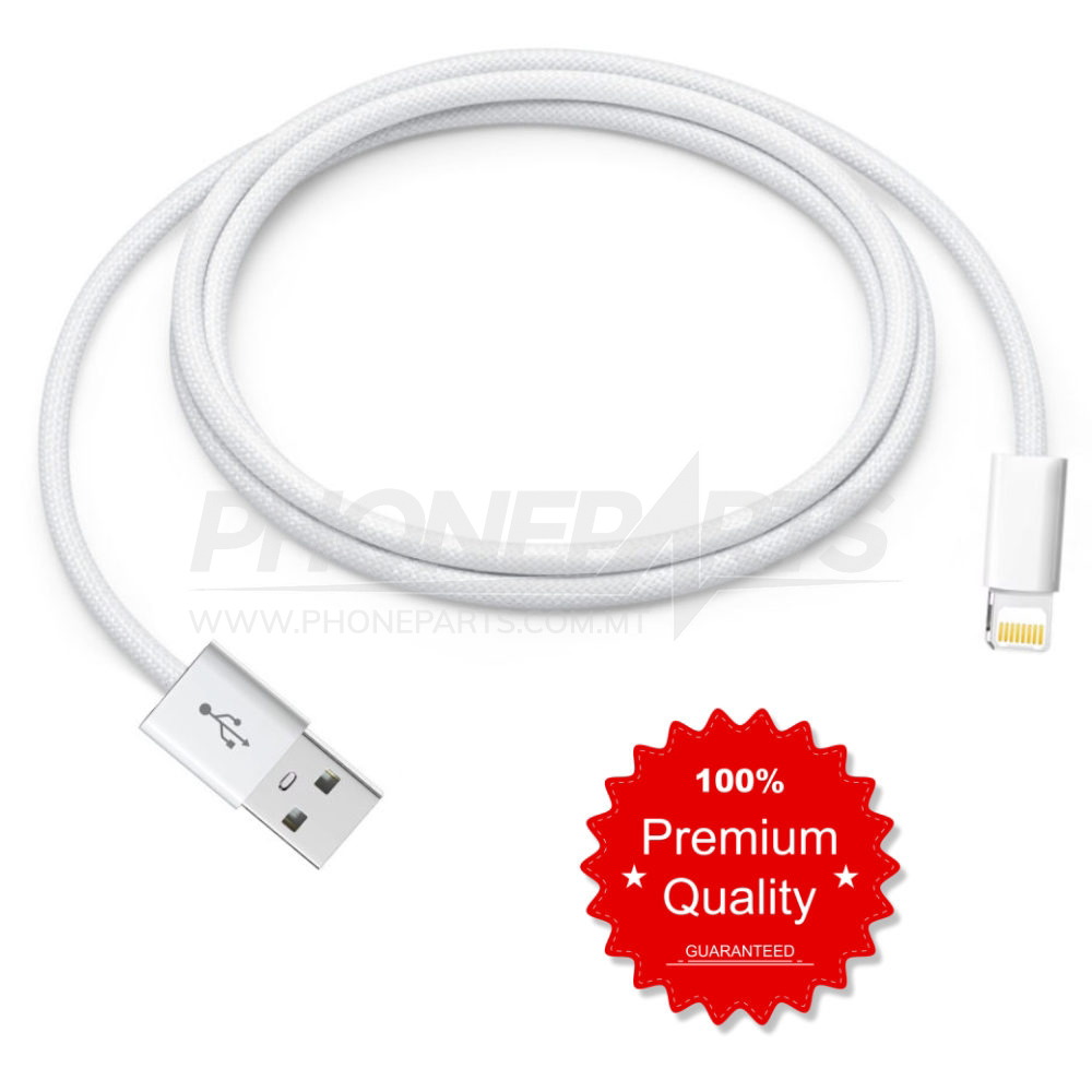 Apple Lightning Fast Charging Cable – iPhone USB Charger, Fabric Coated ...