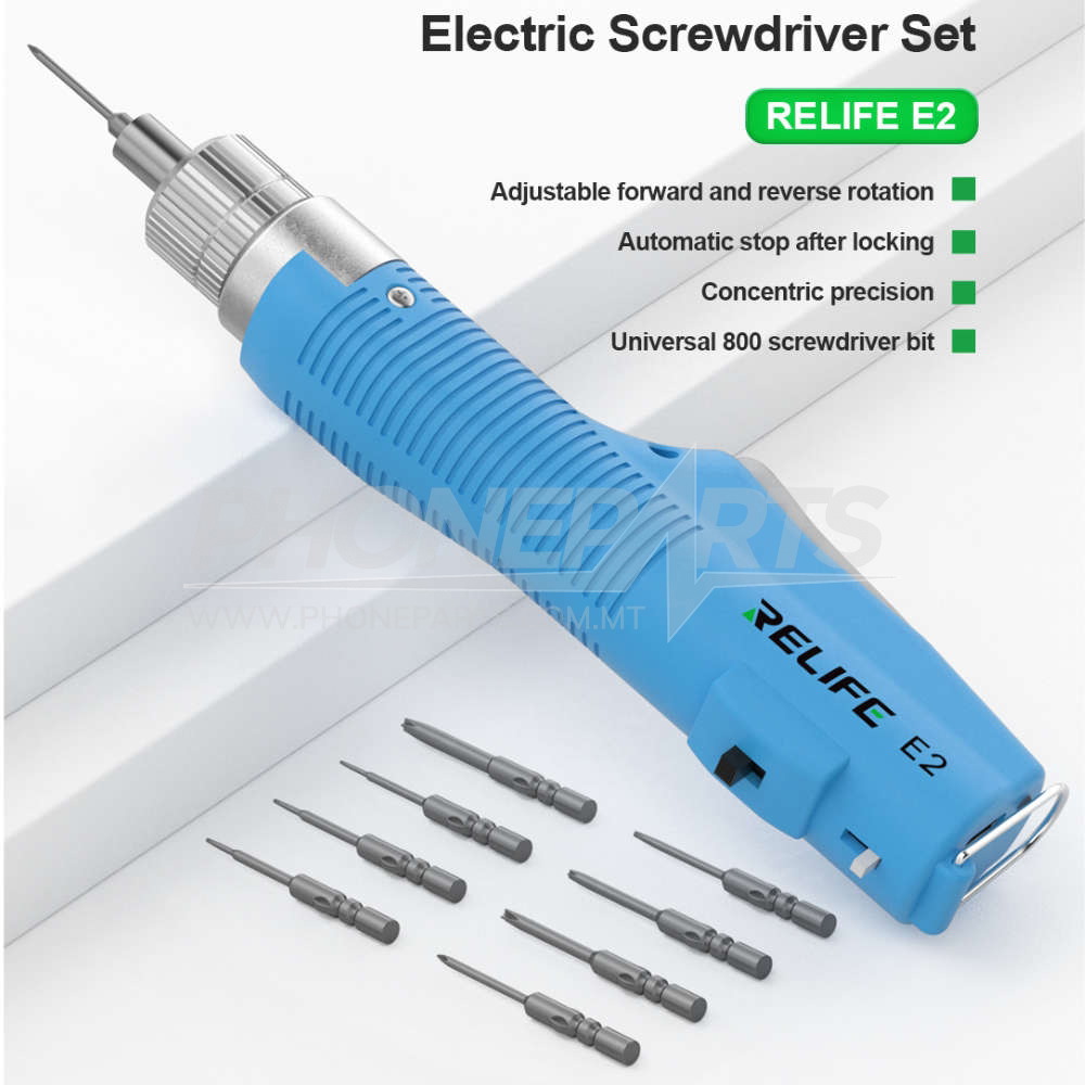 RELIFE E2 Professional Electric Screwdriver – Adjustable Torque & Multi ...