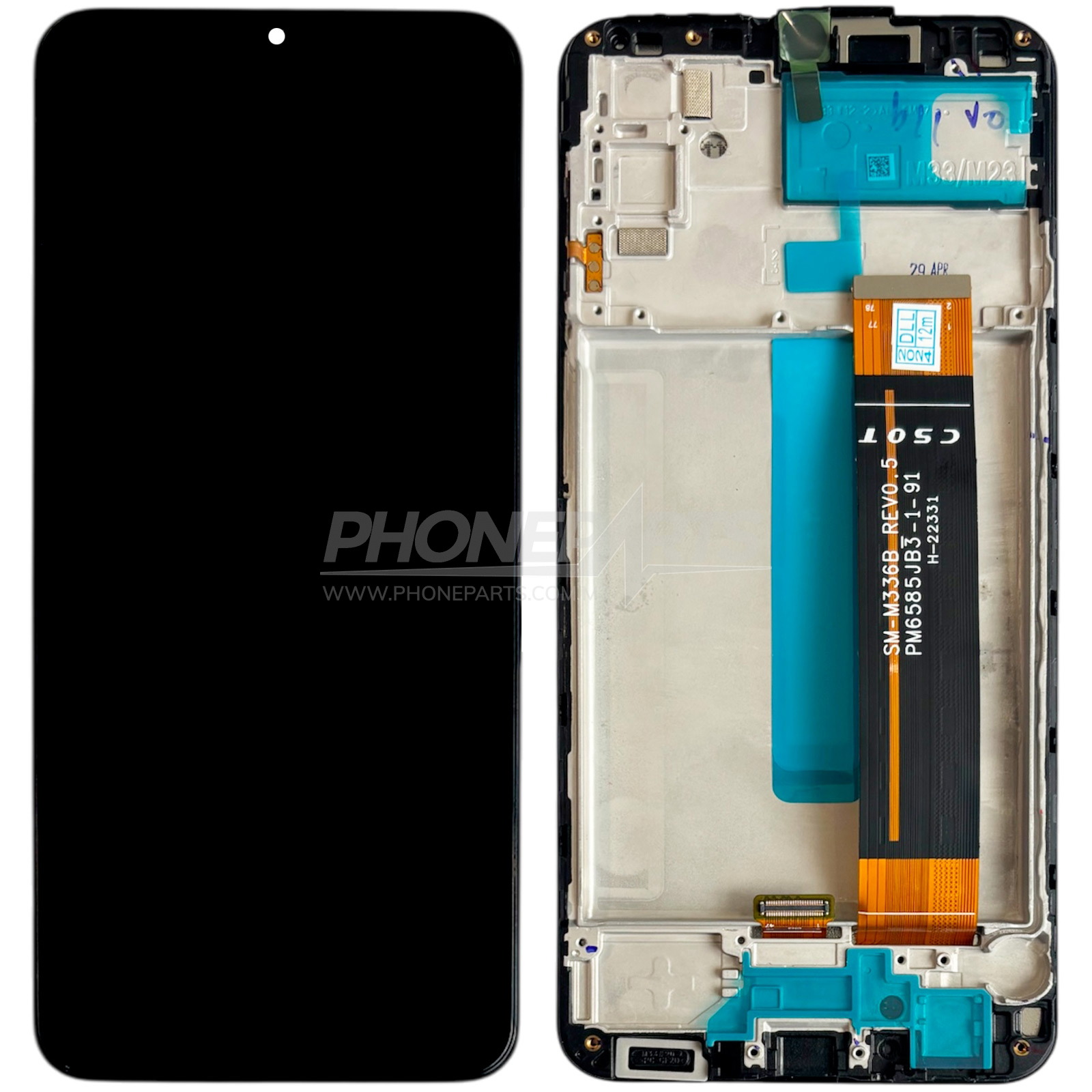 Display touch & frame Samsung M33 5G (SM-M336) premium quality - Phoneparts