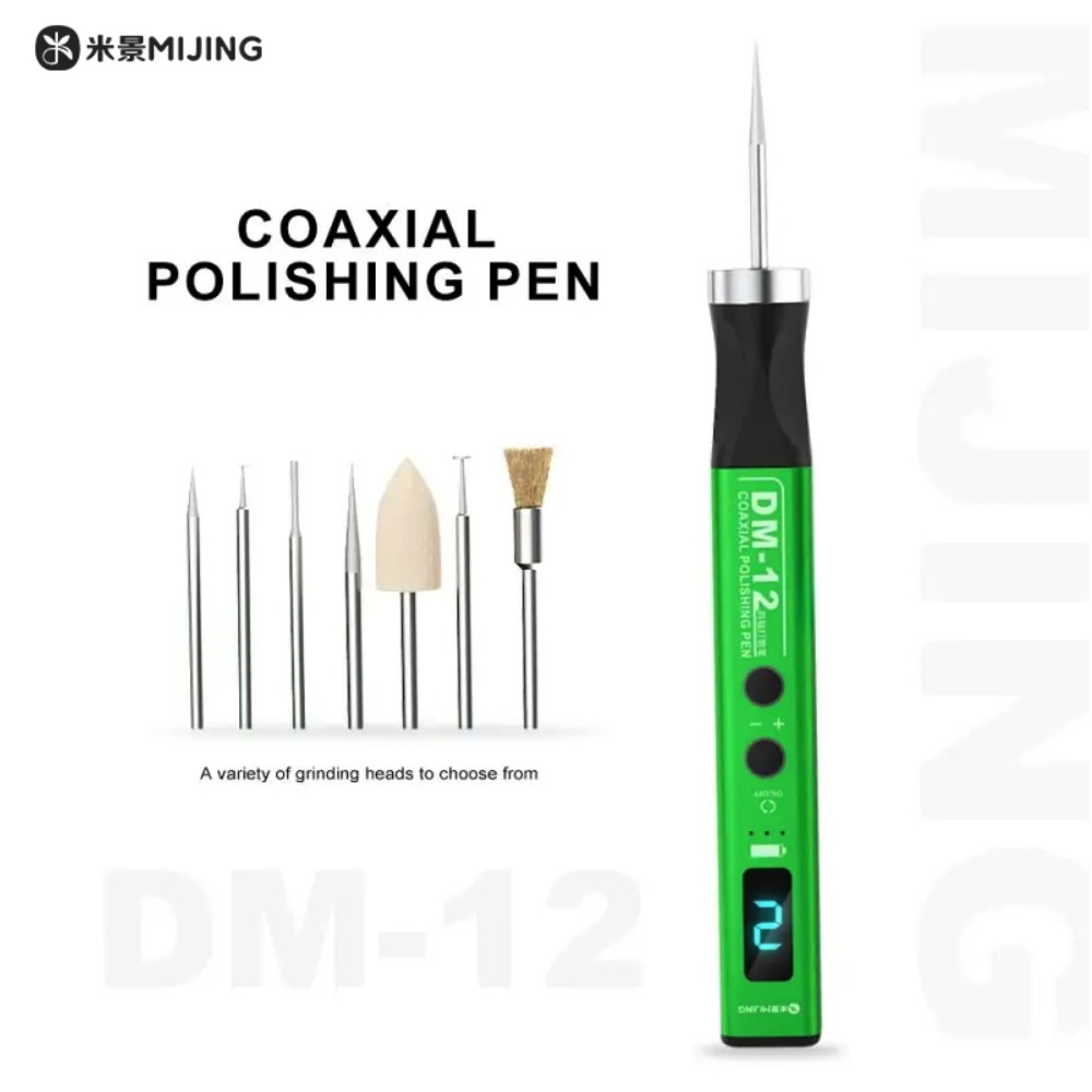Mijing DM-12 Coaxial Polishing & Grinding Pen IC/CPU Drilling Tool for ...