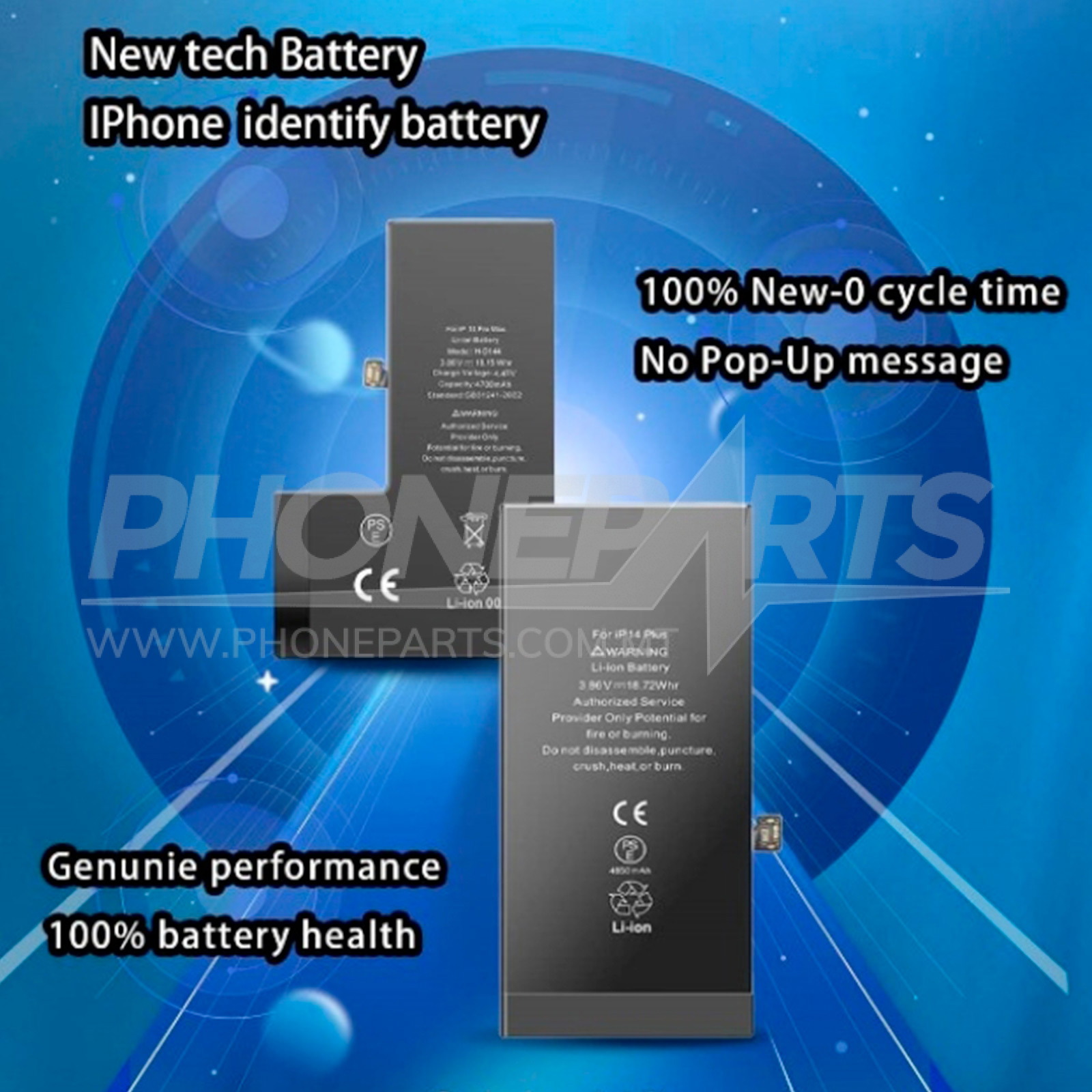 Diagnostic battery for iPhone 14 (no swap) - Phoneparts