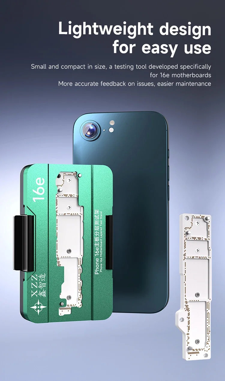 XZZ ISocket 16E Motherboard Test Fixture Holder for iPhone 16E Logic ...
