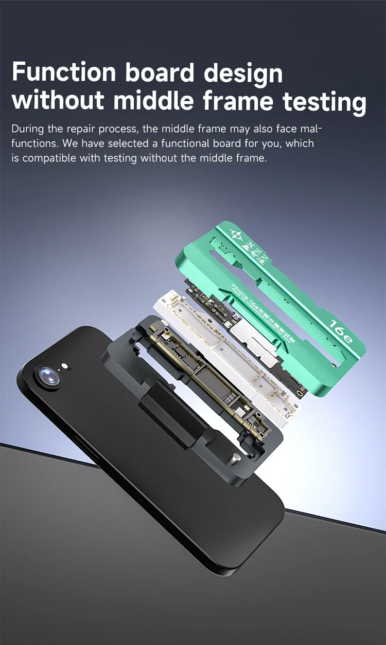 XZZ ISocket 16E Motherboard Test Fixture Holder for iPhone 16E Logic ...