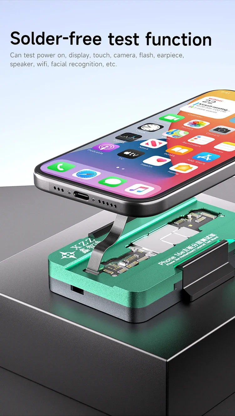 XZZ ISocket 16E Motherboard Test Fixture Holder for iPhone 16E Logic ...