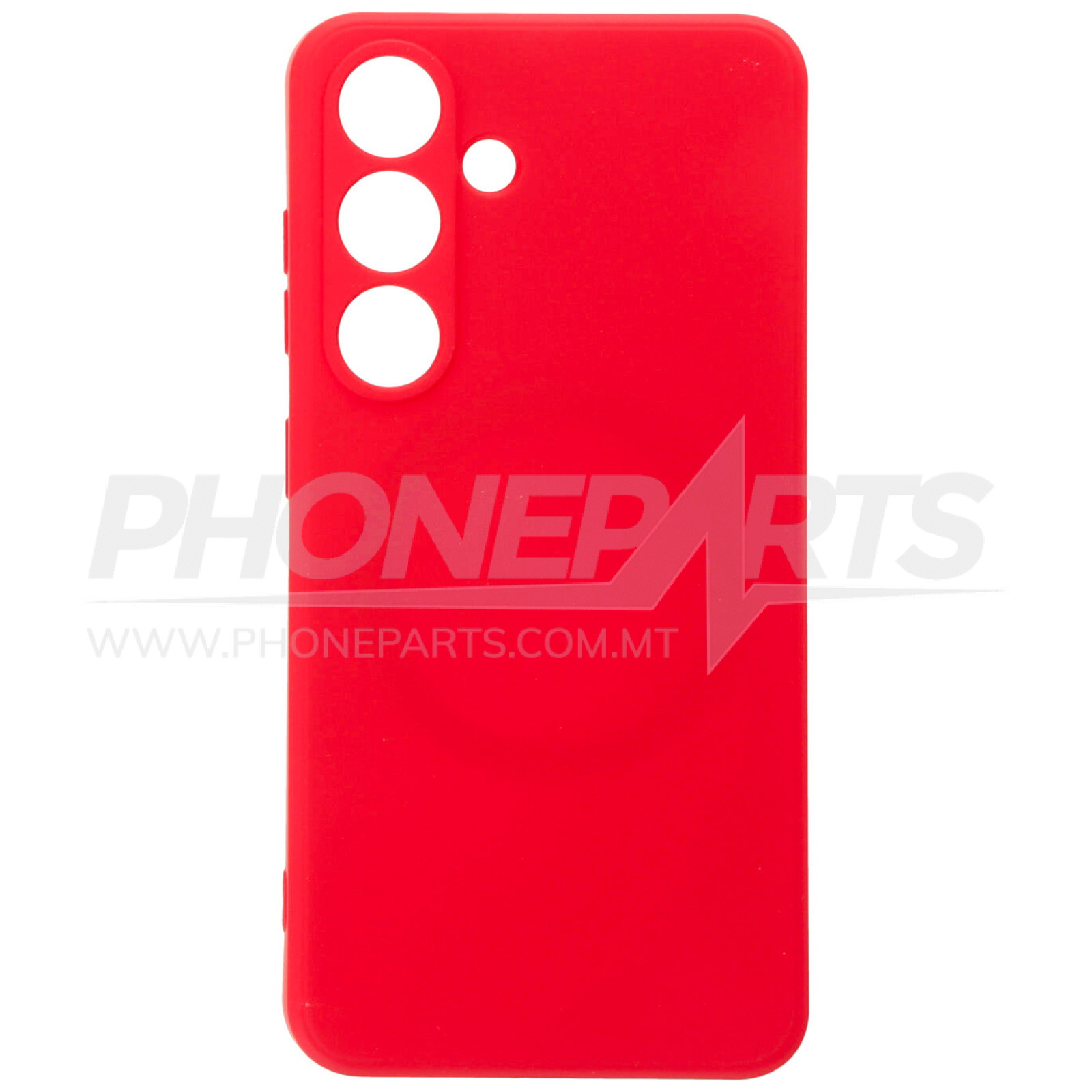 Liquid silicone MagSafe case for Samsung S25 series (red) - Phoneparts