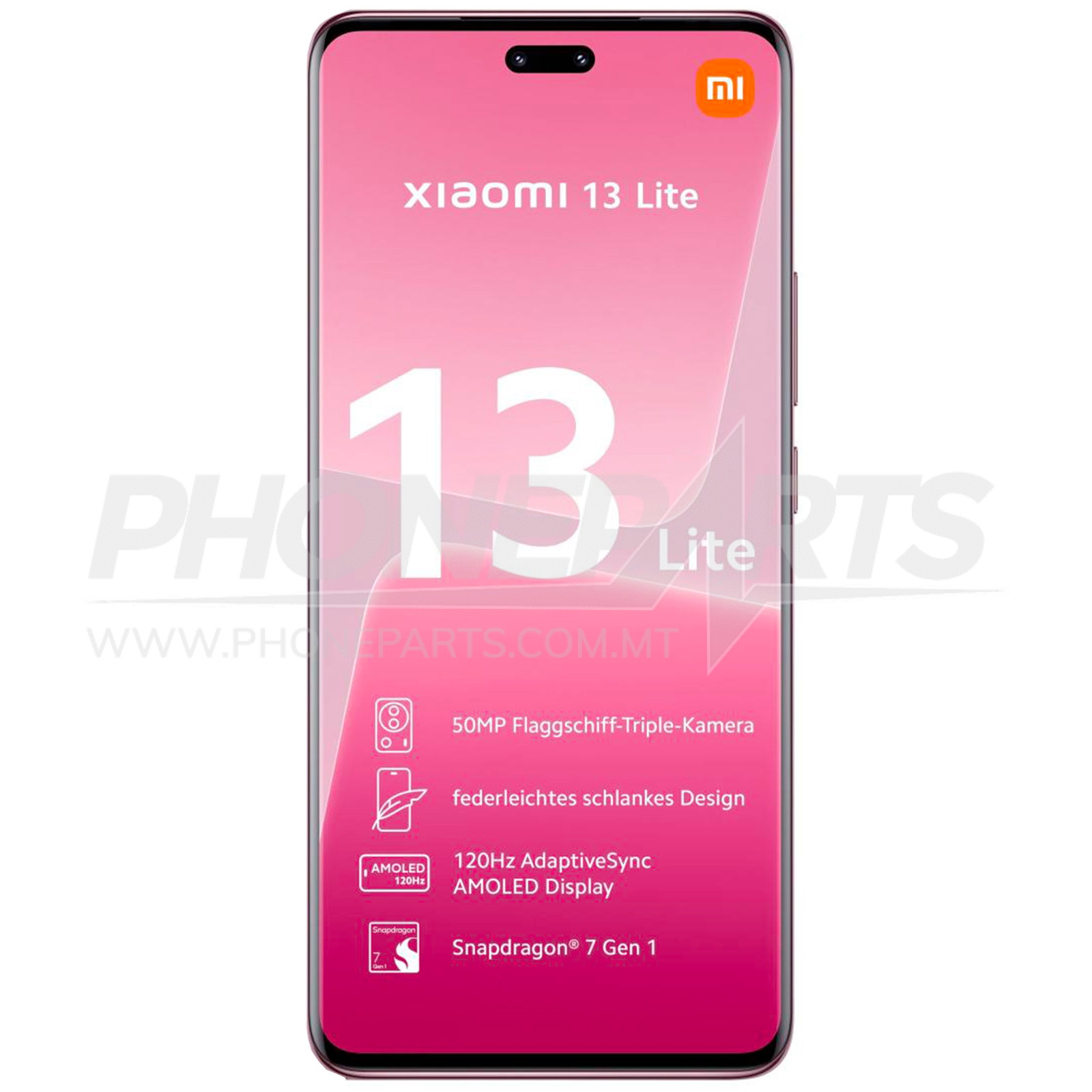 Display touch & frame Xiaomi 13 Lite (genuine) - Phoneparts
