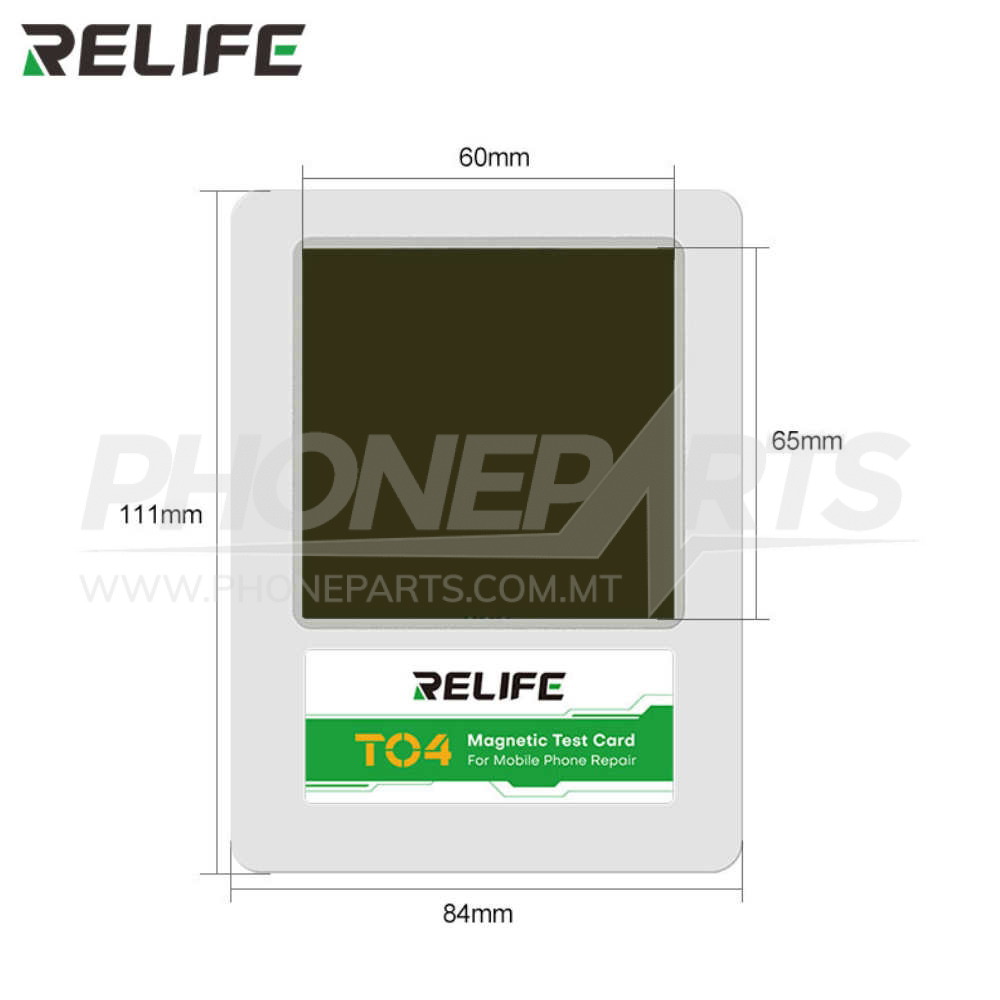 Relife TO4 Magnetic Test Card – Non-Destructive Wireless Charging ...
