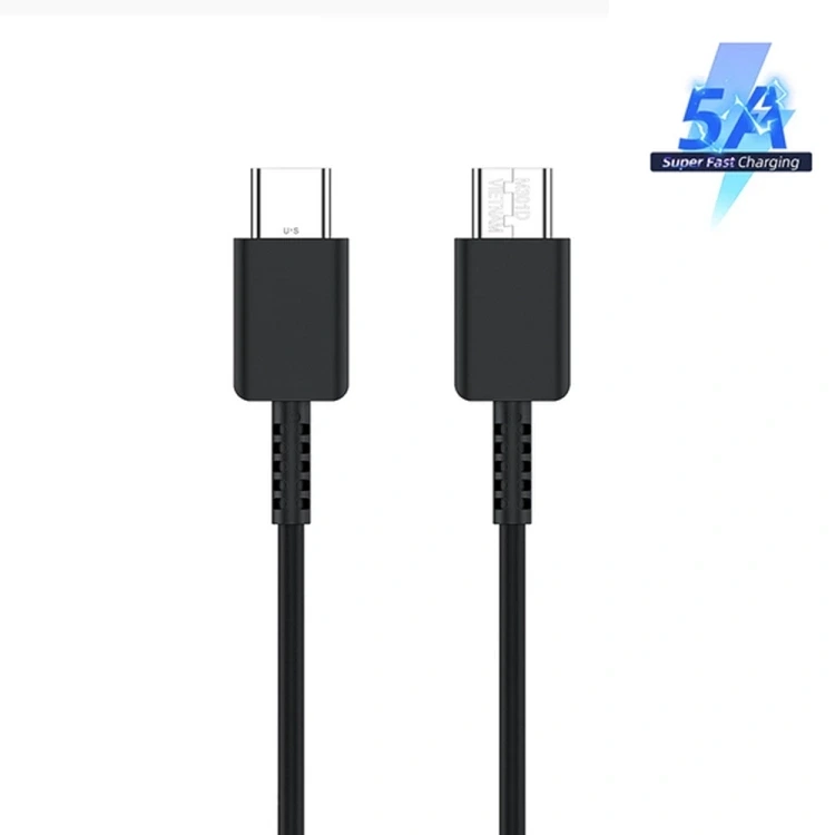 45W USB-C Fast Charger with 5A Type-C to Type-C Cable – UK Plug (White ...